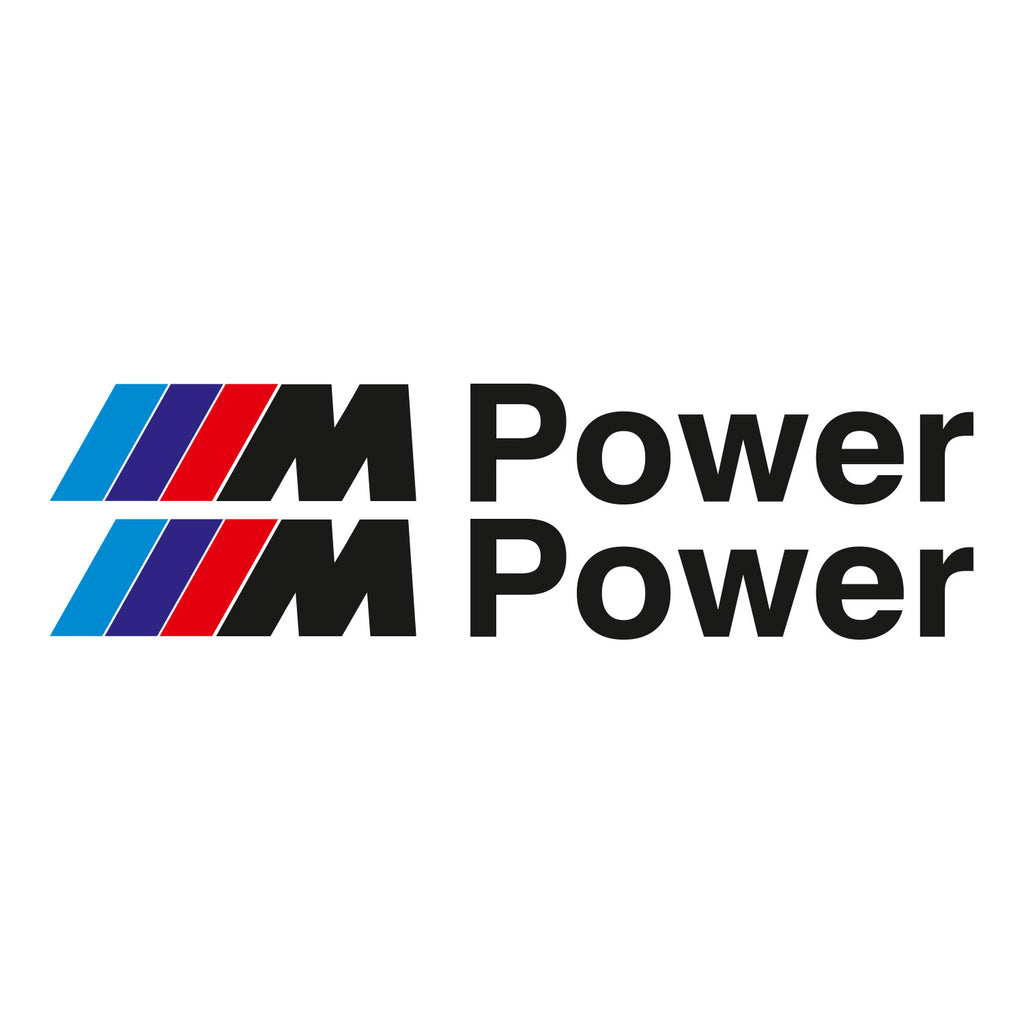 Bmw M Power Sticker (2 Adet)