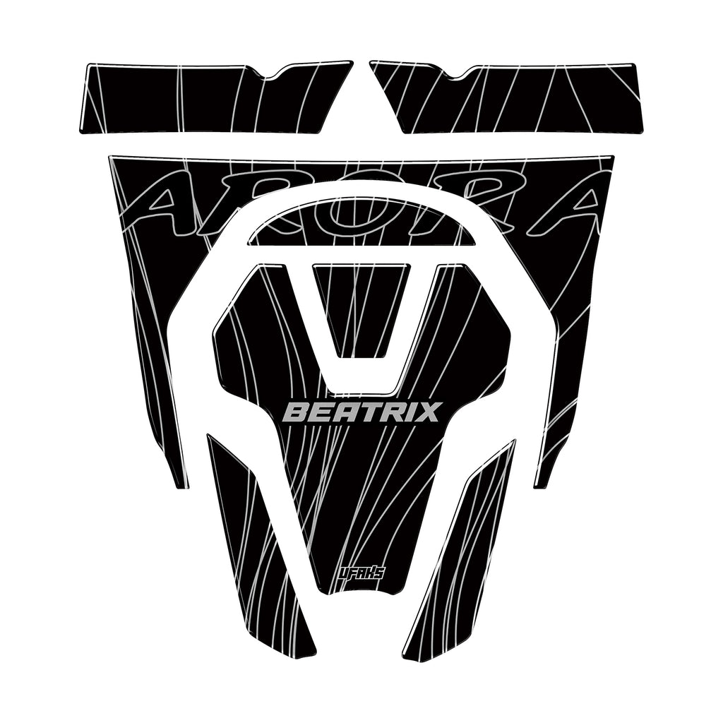 Arora Beatrix Stripe Tank Pad Set