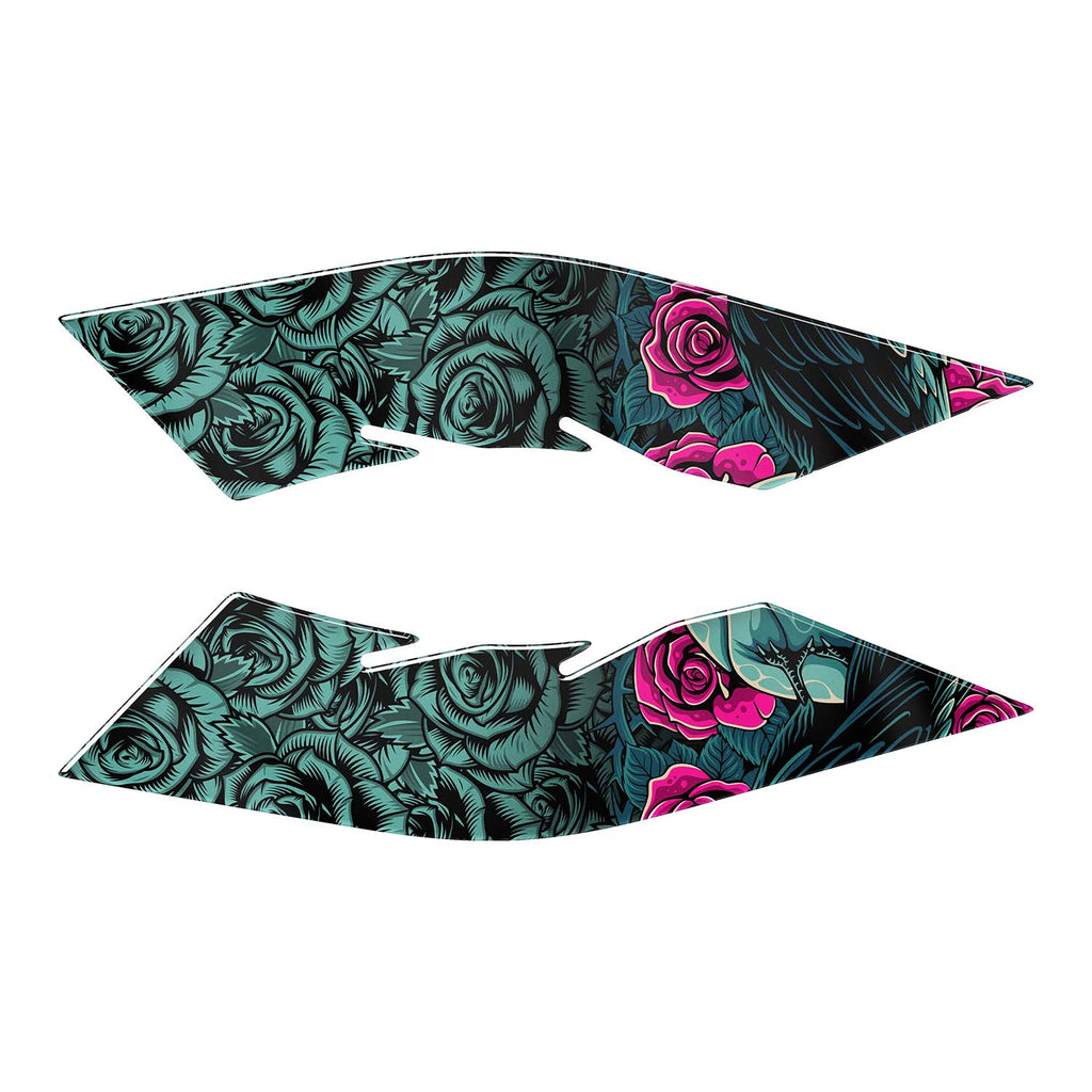 Honda PCX Raven & Rose Ayak Yan Pad Set (2021-2024)