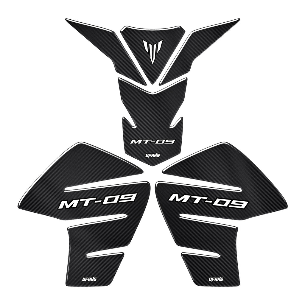 Yamaha MT-09 Karbon Tasarımlı Tank Pad Seti