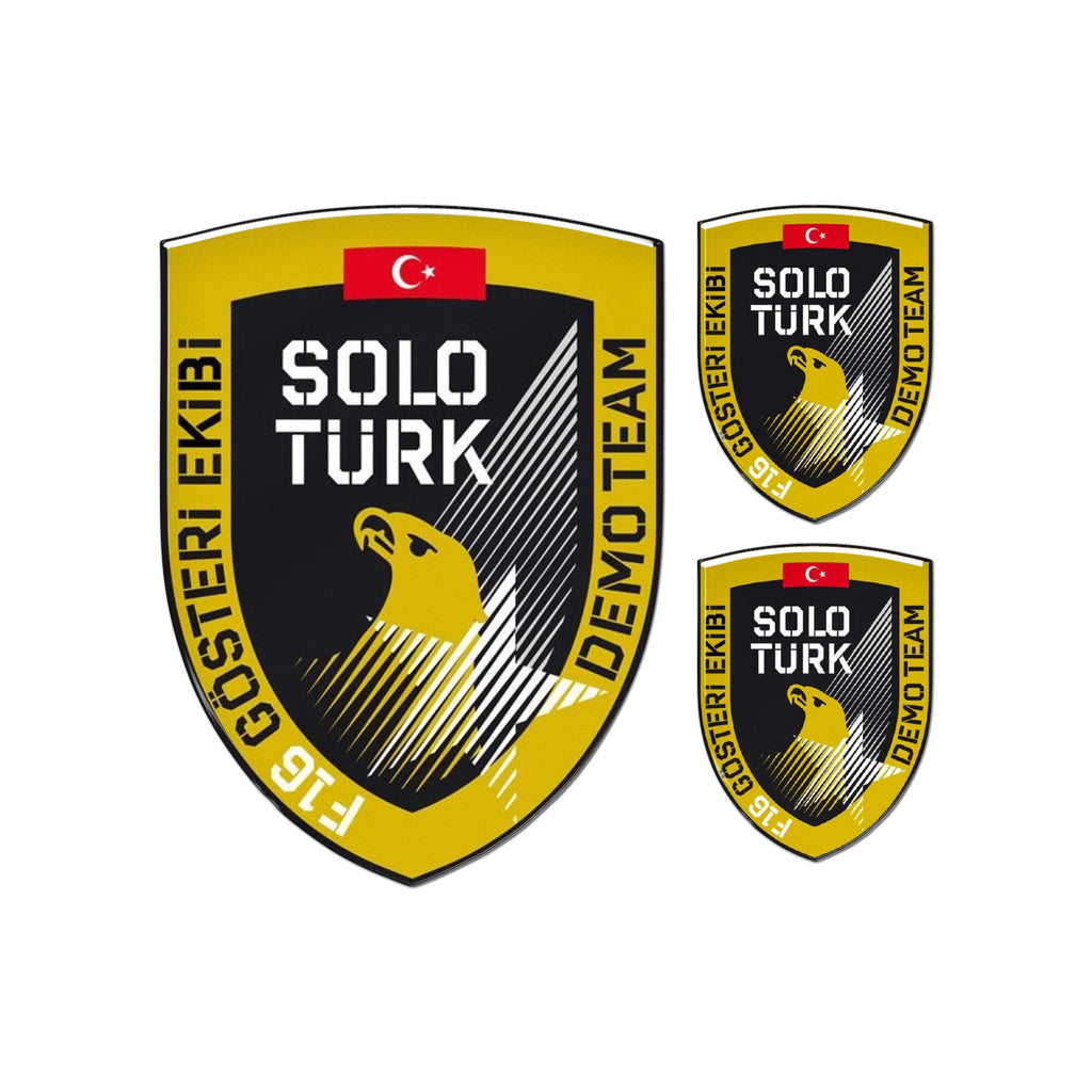 Solotürk 3D Arma Sticker 3 Adet