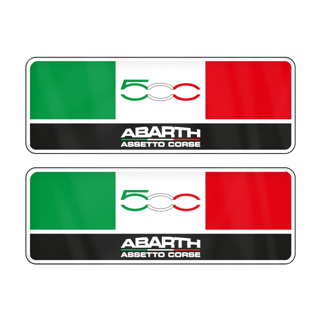 Fiat 500 3D Damla Sticker